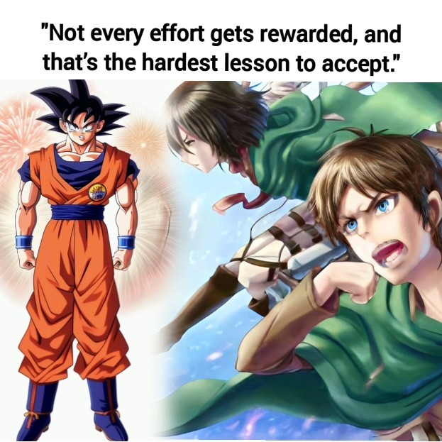 Not Every Effort Pays Off💔 | Life’s Hardest Truth | Keep Going Anyway #feelgood #manga #goku ...