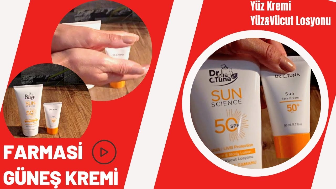 Farmasi Güneş Kremi | Yüz Kremi-Yüz&Vücut Losyonu - YouTube