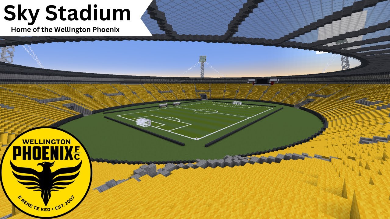 Minecraft - Stadiums - Sky Stadium (Wellington Phoenix) (WORLD DOWNLOAD ...