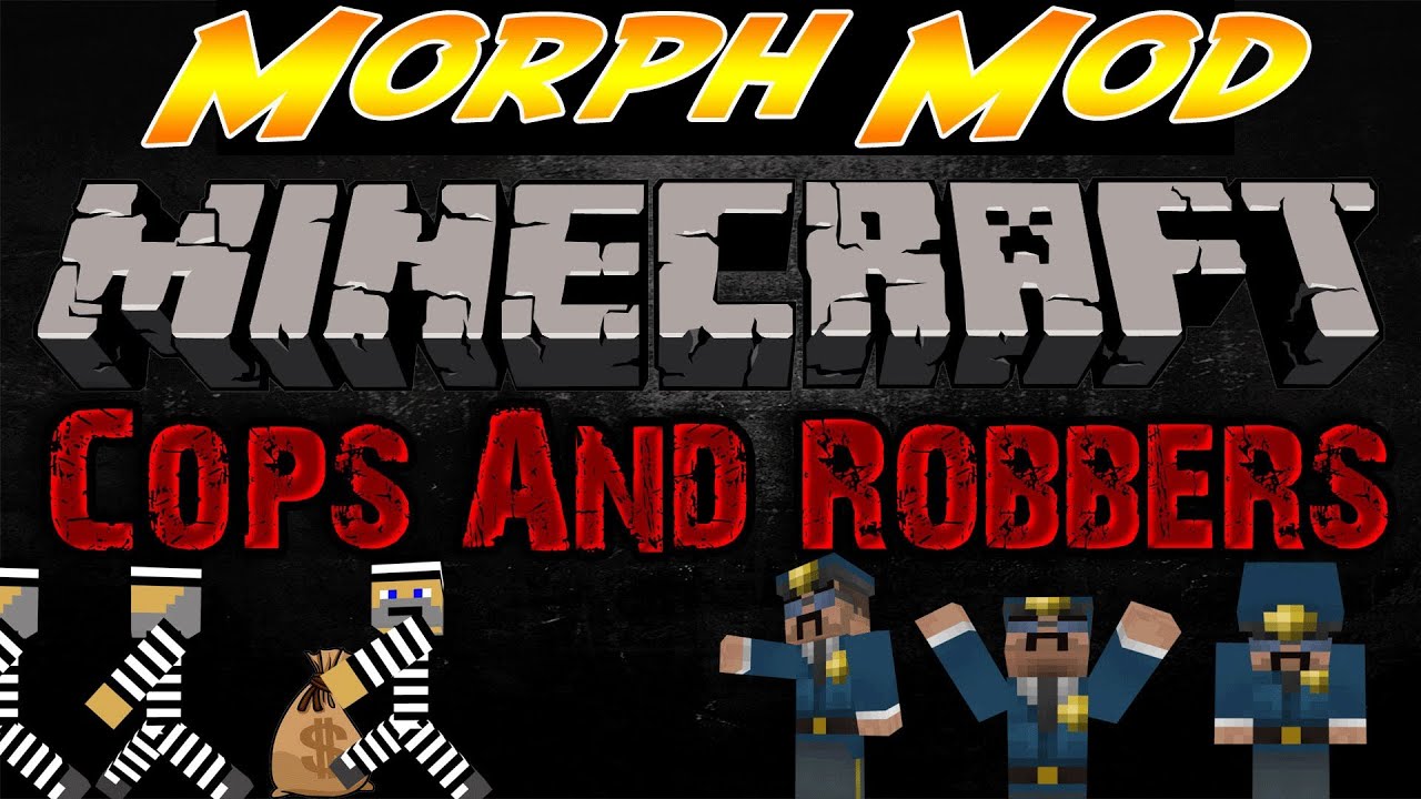 Minecraft (MODDED) Cops and Robbers - MORPH MOD - W/ Noahcraftftw and ...