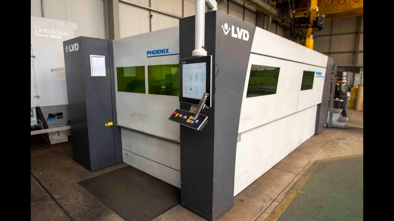 FOR SALE LVD PHOENIX 4020 6kw Fiber Laser (2019) - YouTube