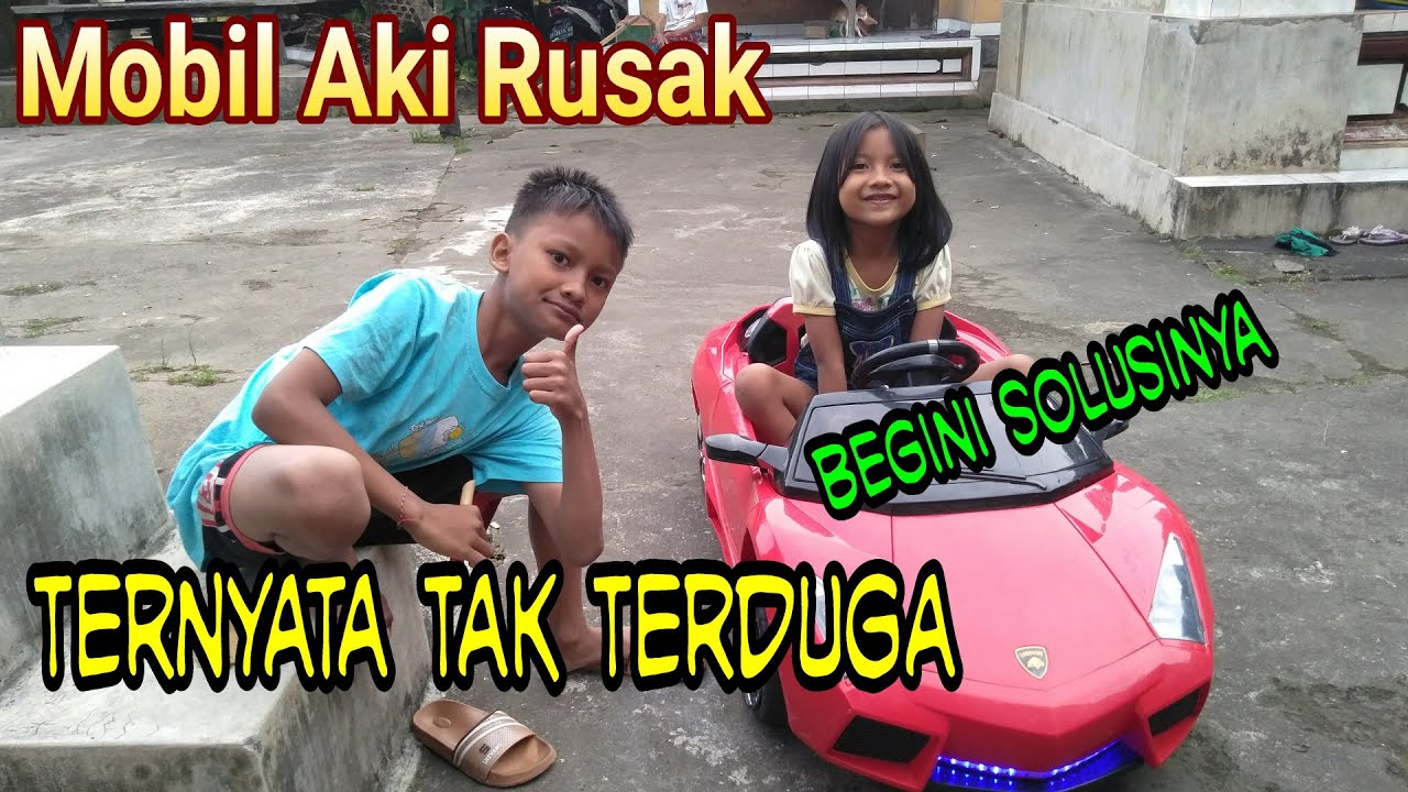 Mobil aki mainan anak 6v rusak mati total, jangan kawatir solusi ...