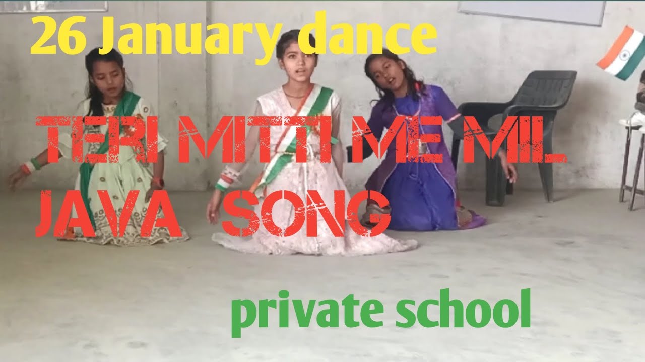 Teri mitti me mil Java dance little girls of private school dance ...