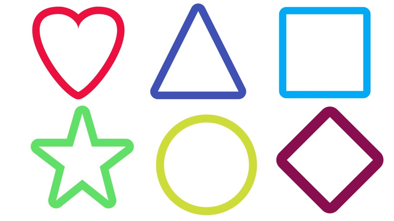 shapes, learn shapes, shapes for kids, colors, toddlers learning video ...