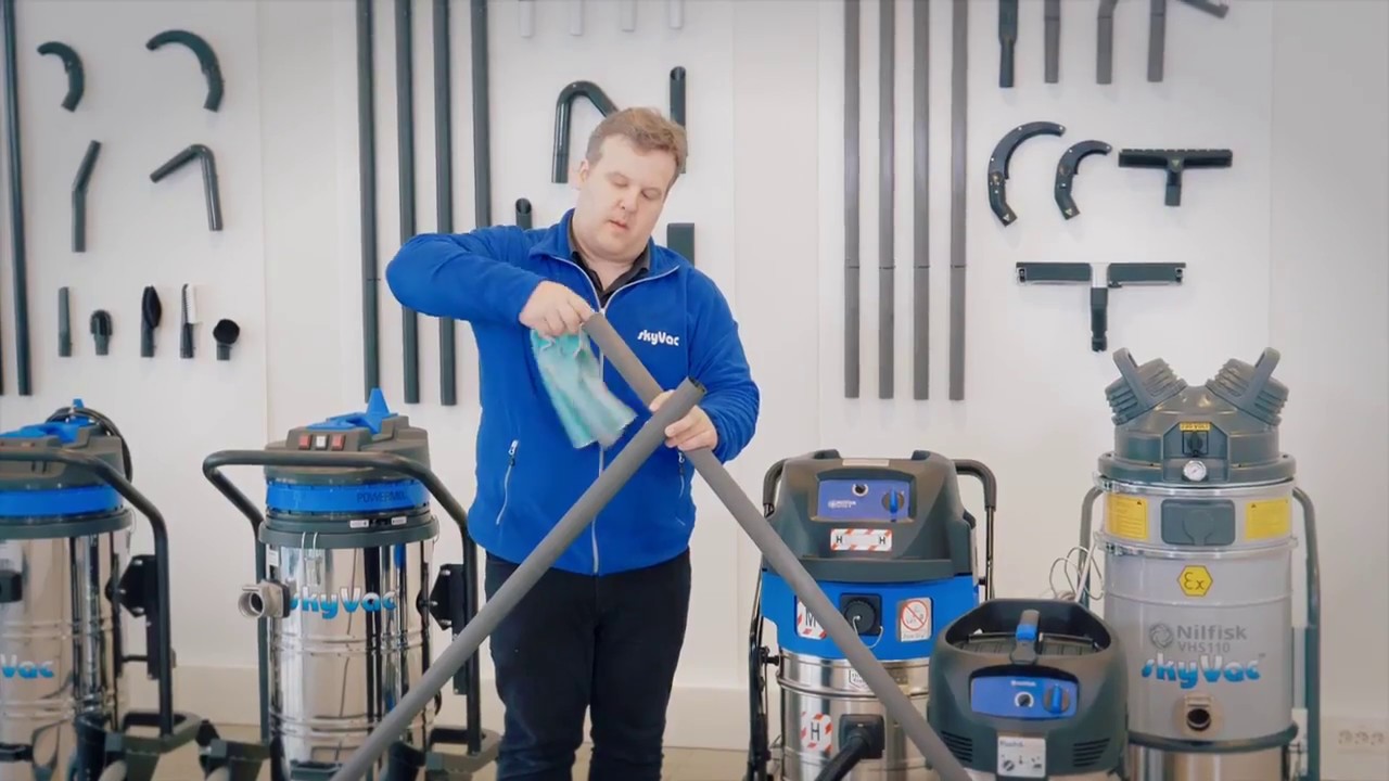 How to: Assemble and Use Your skyVac ATEX Cleaning Machine - YouTube