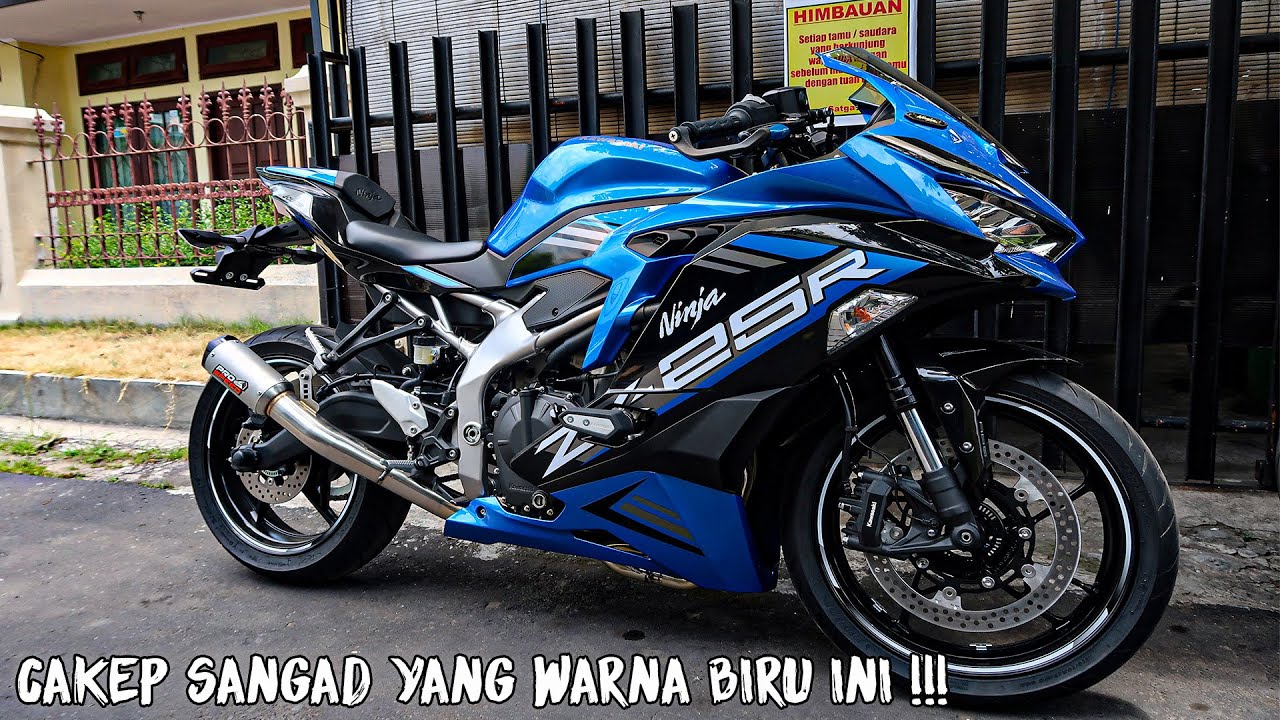 KAWASAKI ZX-25R ABS WARNA BIRU METALIC HITAM | LOOKS & PRICE ! - YouTube