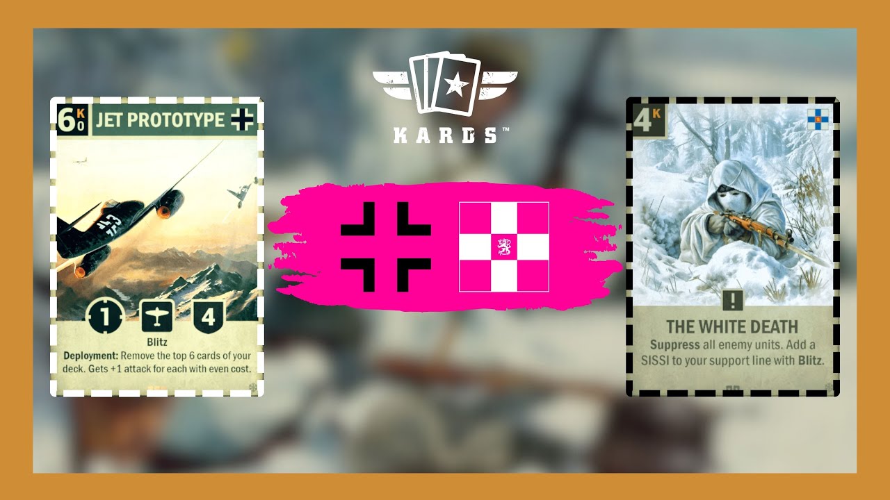 【KARDS】中後期套牌 Mid-Late Game Deck — 偶數機 JET PROTOTYPE & 盟芬 Finland 策略分享 ...