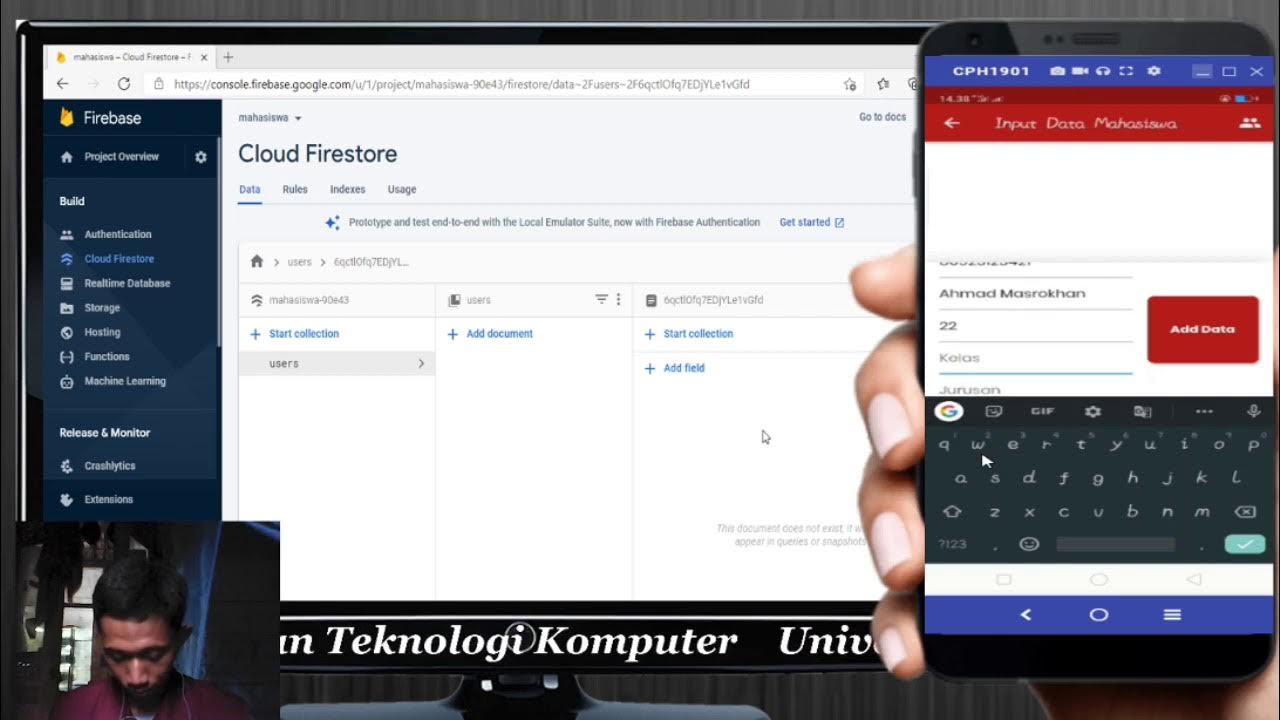 Input Data Mahasiswa menggunakan Flutter dan Firebase - YouTube