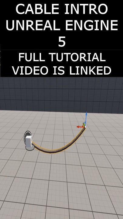 Cable Introduction Unreal Engine 5 #unrealengine #unrealengine5 #unrealenginetutorial #gamedev # ...