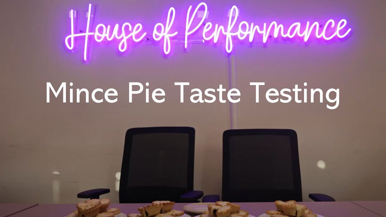 House Of Performance's Mince Pie Taste Testing 2024 - YouTube