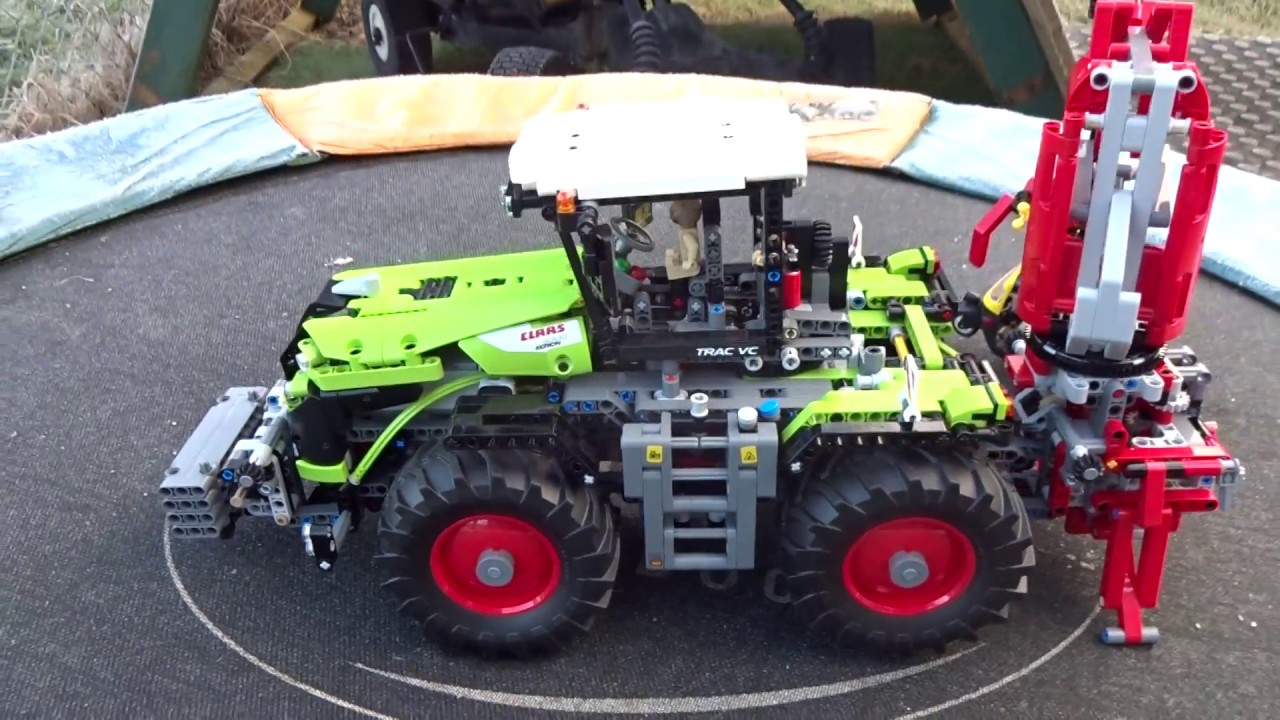 Lego Technic Tractor Claas Xerion 5000 Trac VC 42054 - YouTube