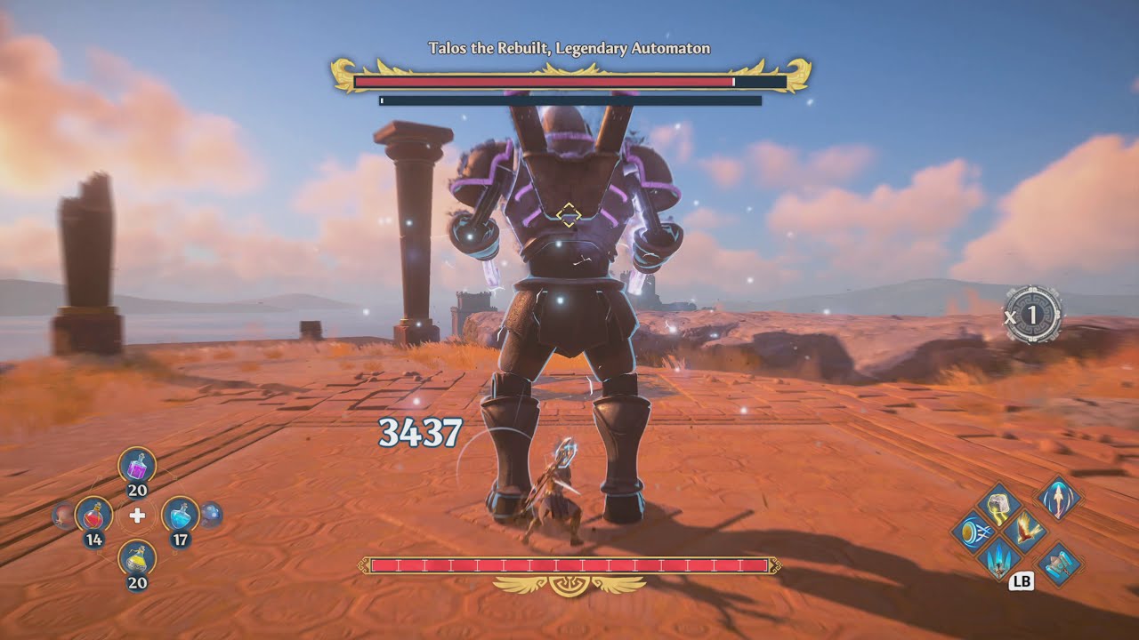 Immortals Fenyx Rising : Talos The Rebuilt, Legendary Automaton - YouTube