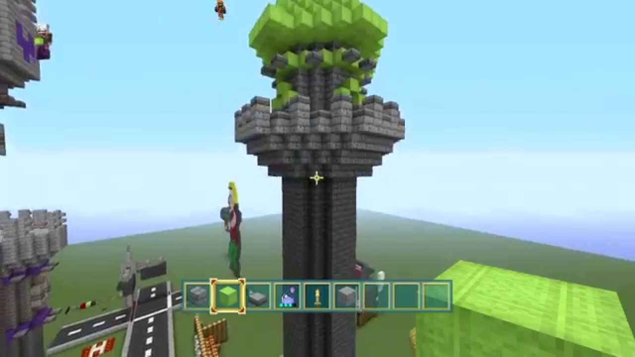torres para castillo: parte 3 torre con mirador Minecraft Xbox 360 ...