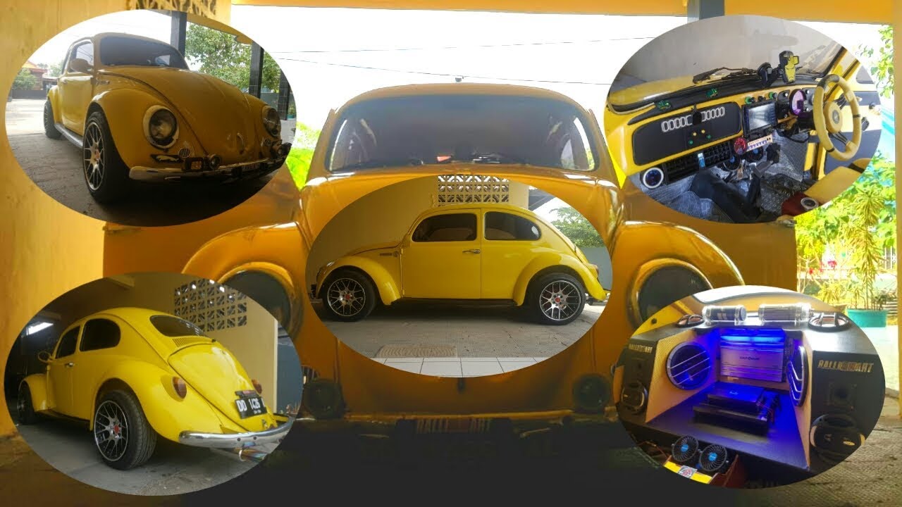 VW Kodok Beetle 1961 Modifikasi modern keren part 1 - YouTube