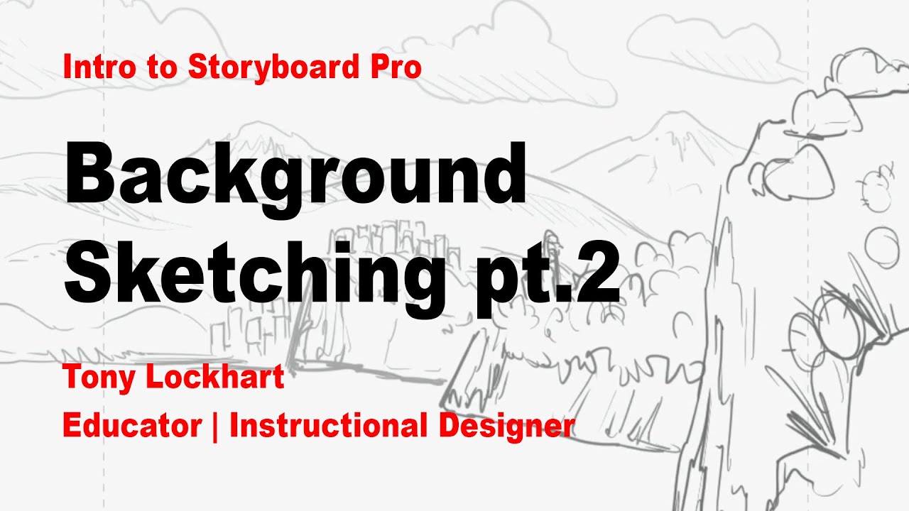 Background Sketching in Storyboard Pro - Part 2 - YouTube