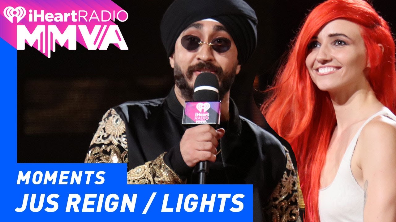 Jus Reign and Lights Introduce Arkells | 2017 iHeartRadio MMVAs - YouTube