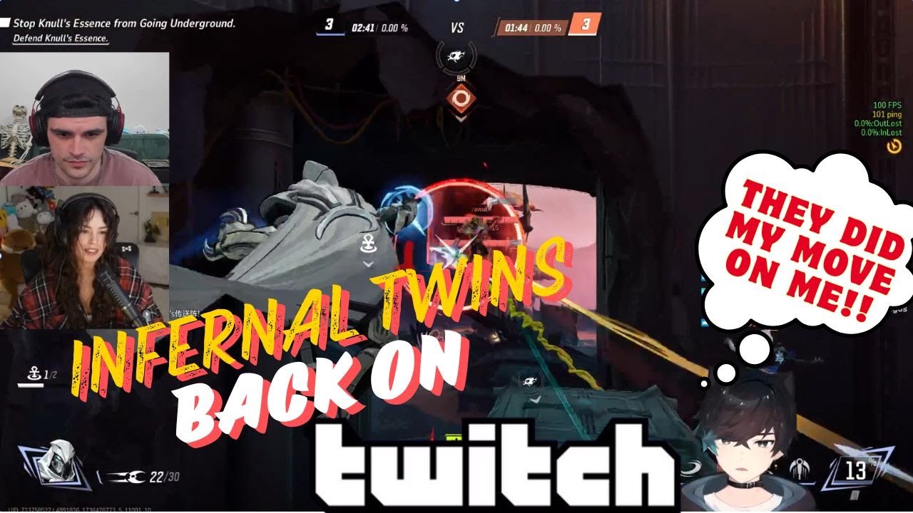 GM Sykkuno Welcomes Infernal Twin Valkyrae Back on Twitch ft. Foolish ...