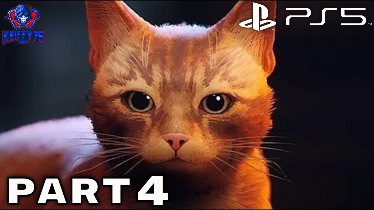 STRAY PS5 Walkthrough Gameplay Part 4 - The Sewers (FULL GAME) - YouTube