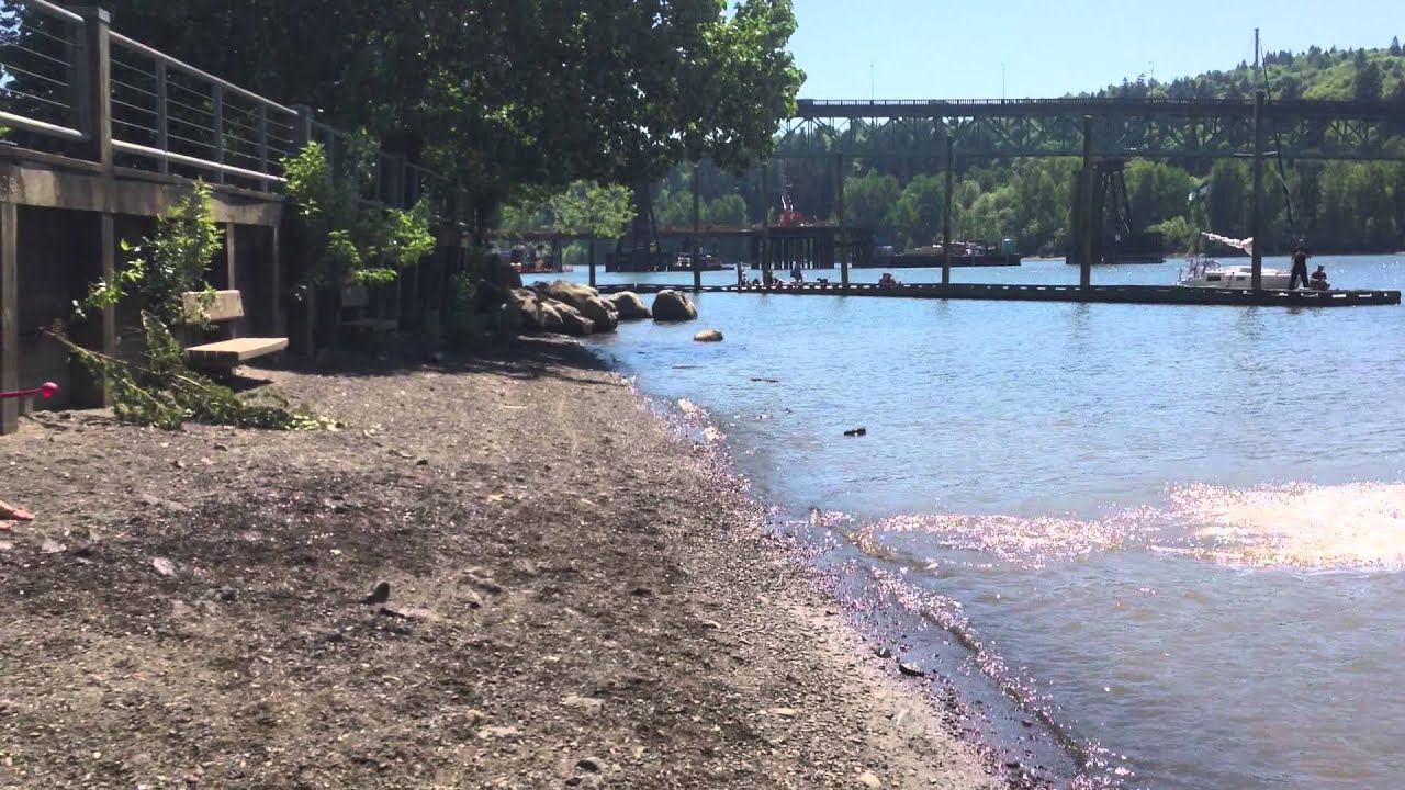 Sellwood Riverfront Park Beach area, Portland, OR - YouTube