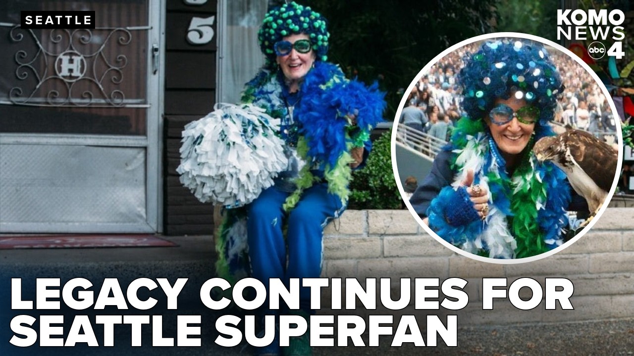 Family of Mama Blue carries Seattle superfan's legacy forward ahead of ...