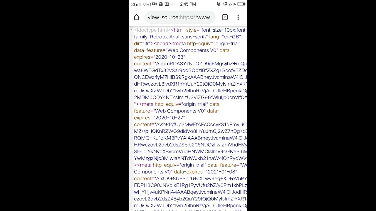 How To Find Source Code In Mobile YouTube How To Find Source Code In Mobile YouTube