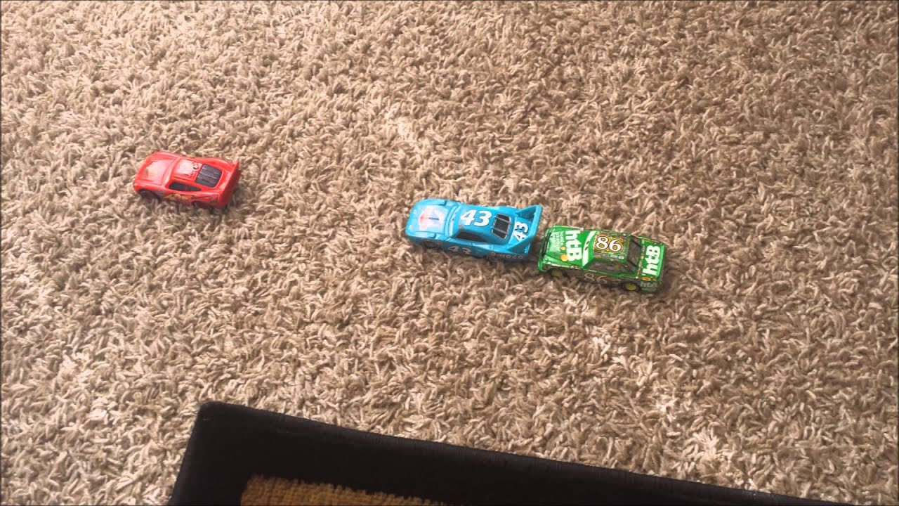 Cars movie ending (damaged king) - YouTube