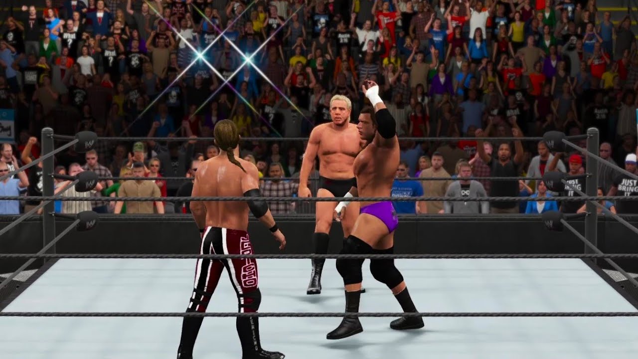 WWE 6-MAN TAG TEAM FULL MATCH TRIPLE-H & CHRIS JERICHO & RIC FLAIR Vs ...