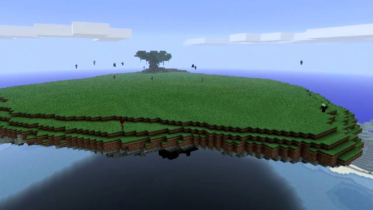Minecraft Timelapse - Floating Island and Village - YouTube
