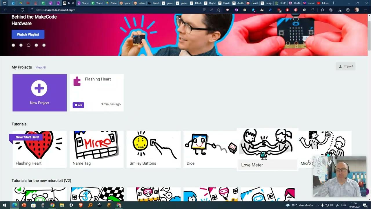 Microbit Lesson 1 Tutorials - YouTube