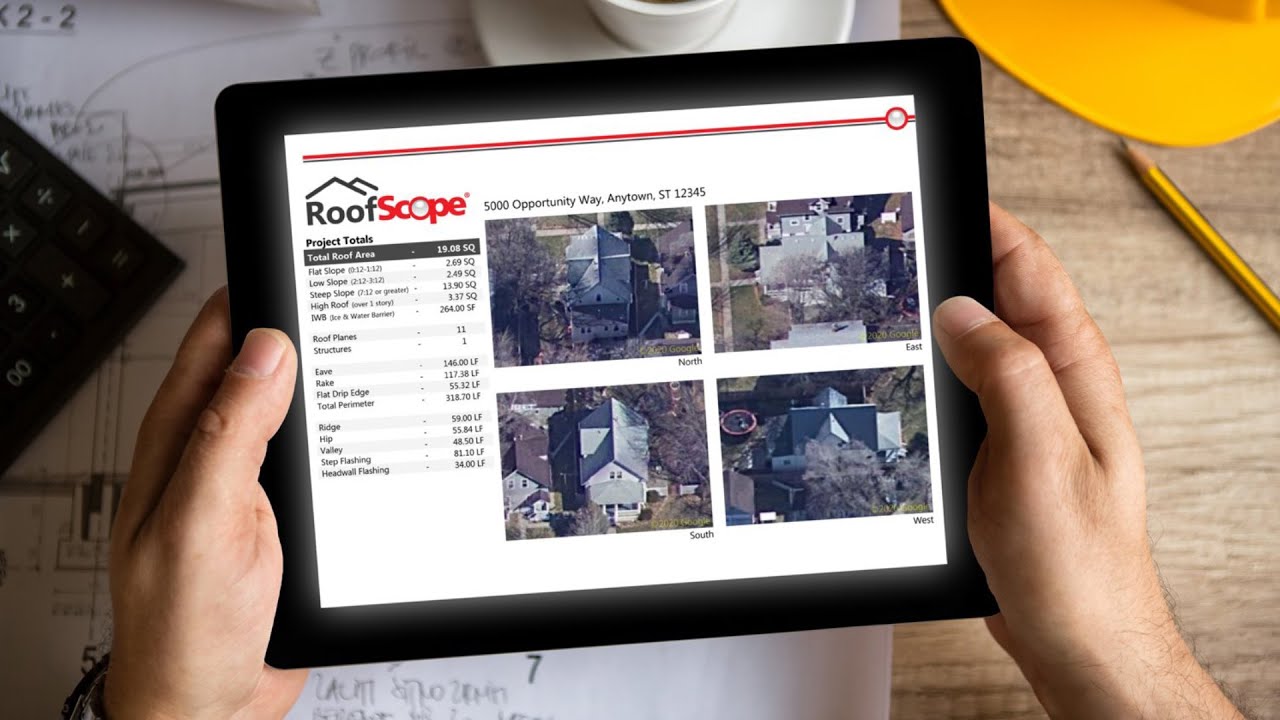 RoofScope - Aerial Roof Measurement & Takeoff Reports - YouTube