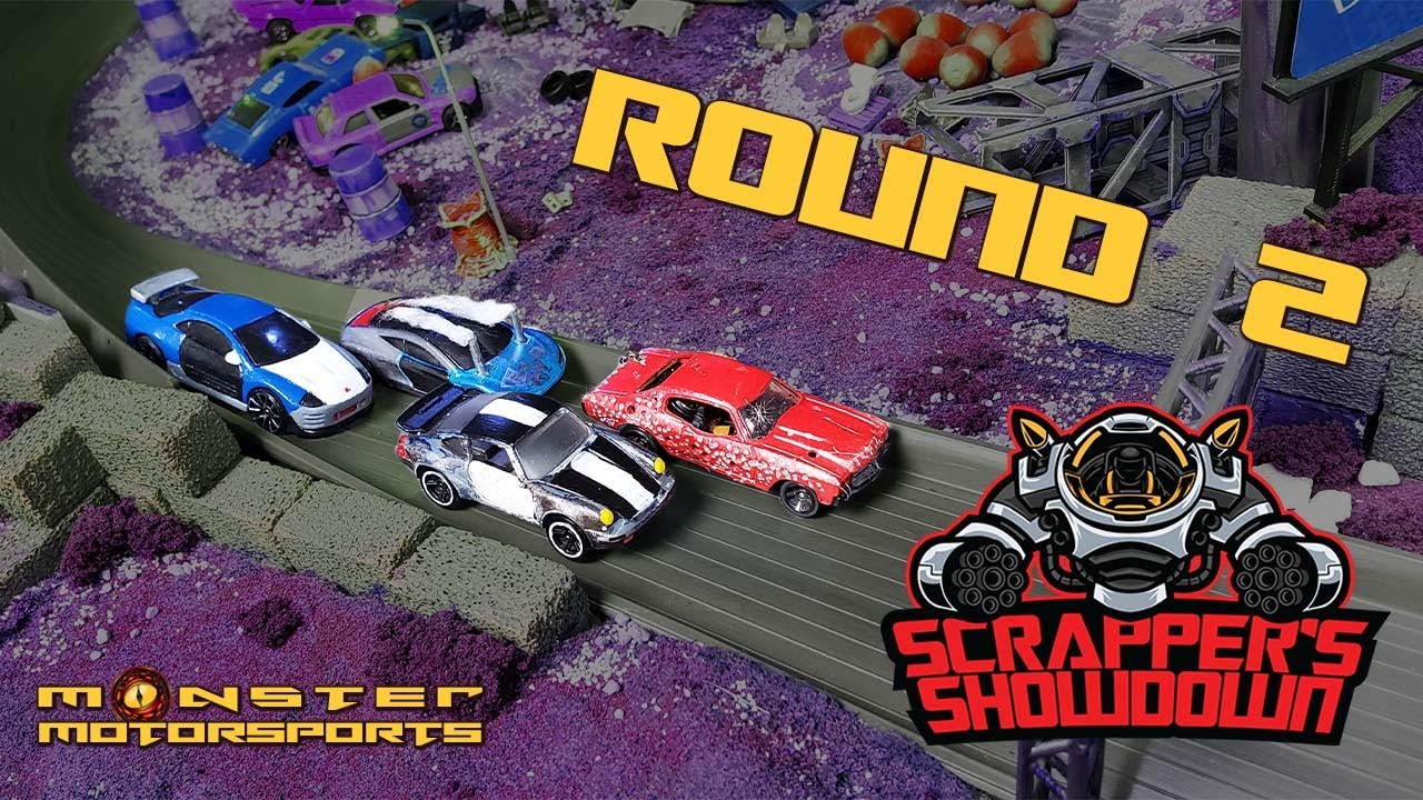 Scrapper's Showdown Diecast Racing - Round 2 - Junkyard Race - YouTube