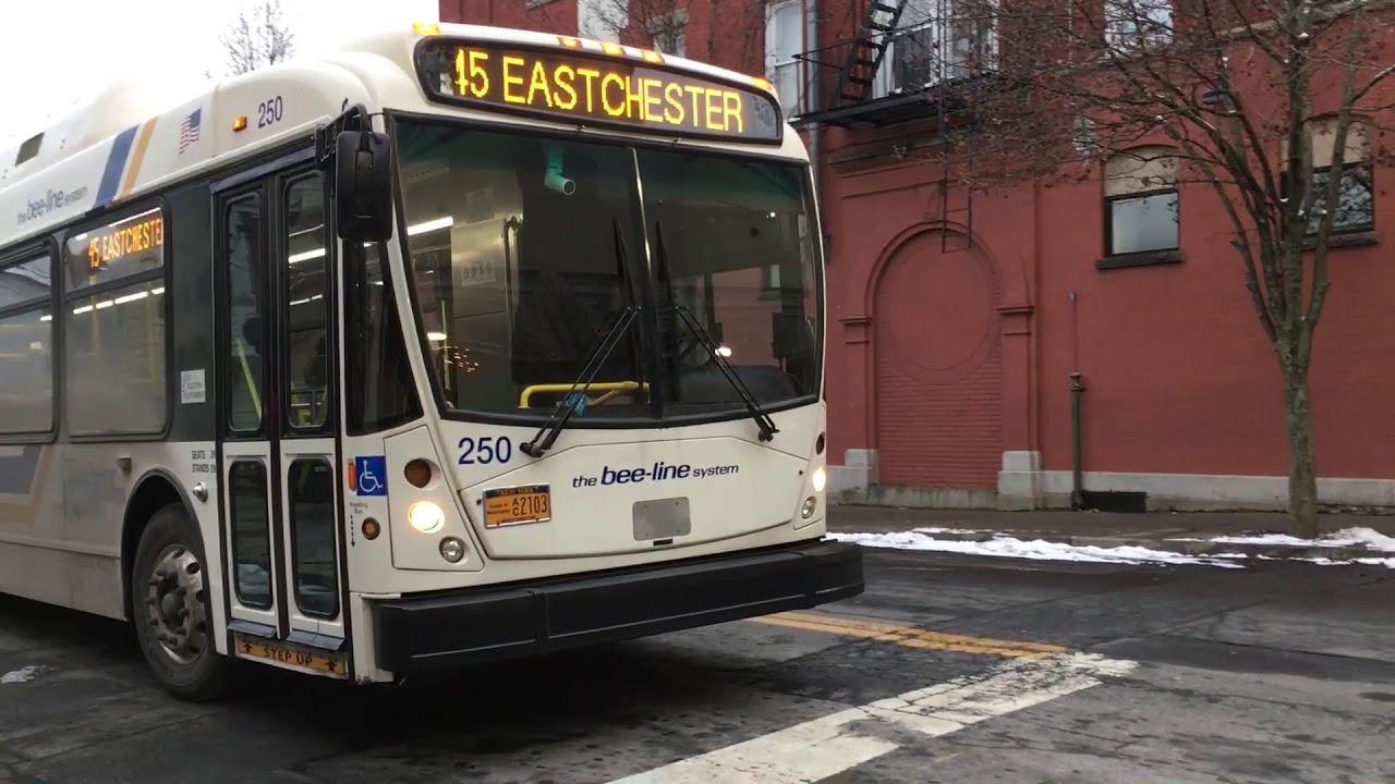 Bee-Line 🐝 2009 NABI 40-LFW Hybrid #250 on RT.#45 - YouTube