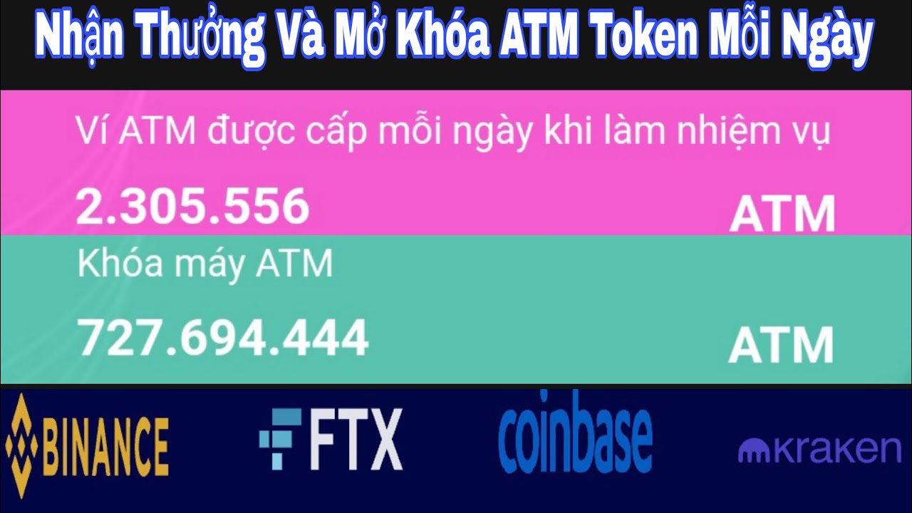 Nhận Thưởng Và Mở Khóa ATM Token Mỗi Ngày Trên Dự Án Halving.one Sẽ List ATM Token Trên Sàn ...
