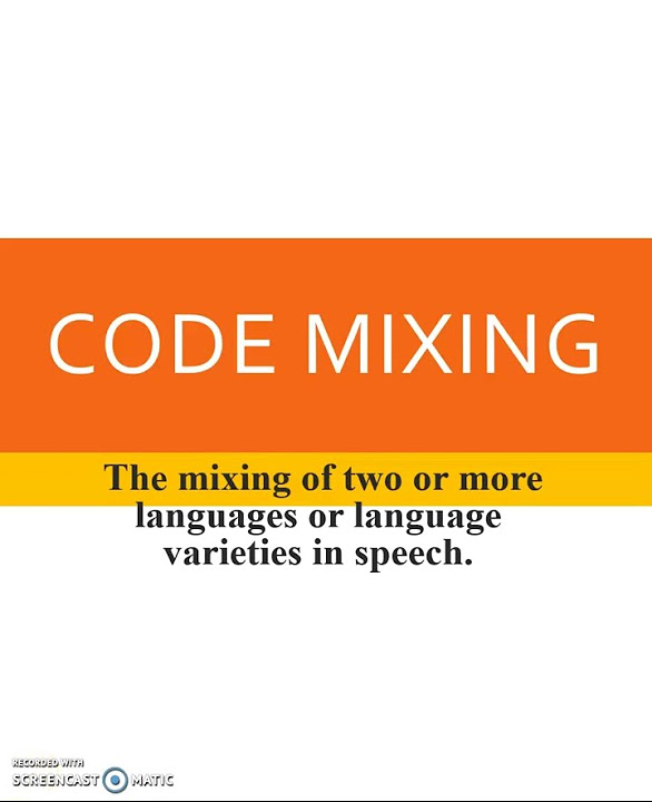 Code Mixing/ Learn English with Keerthy / V52 - YouTube
