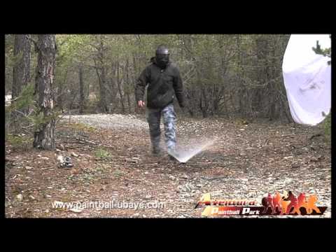 How to rig a trap wire paintball landmine / comment poser une mine ...