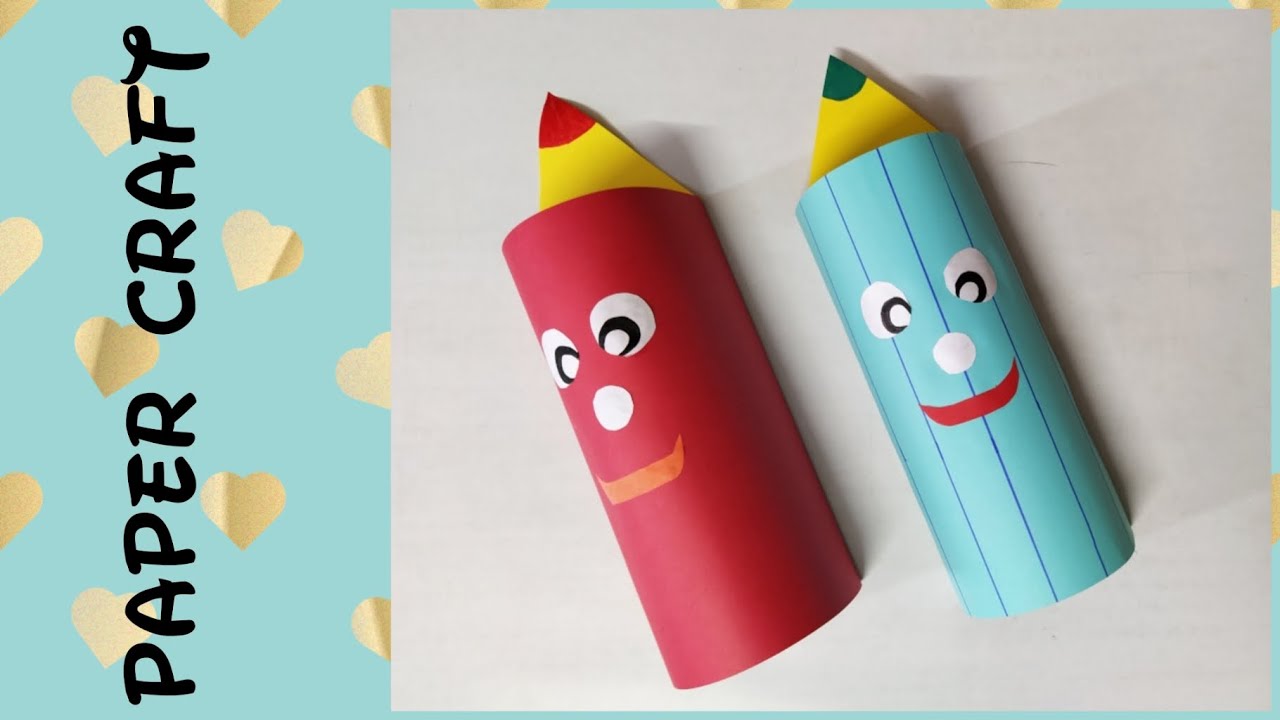 Paper Pencil | Paper Craft - YouTube