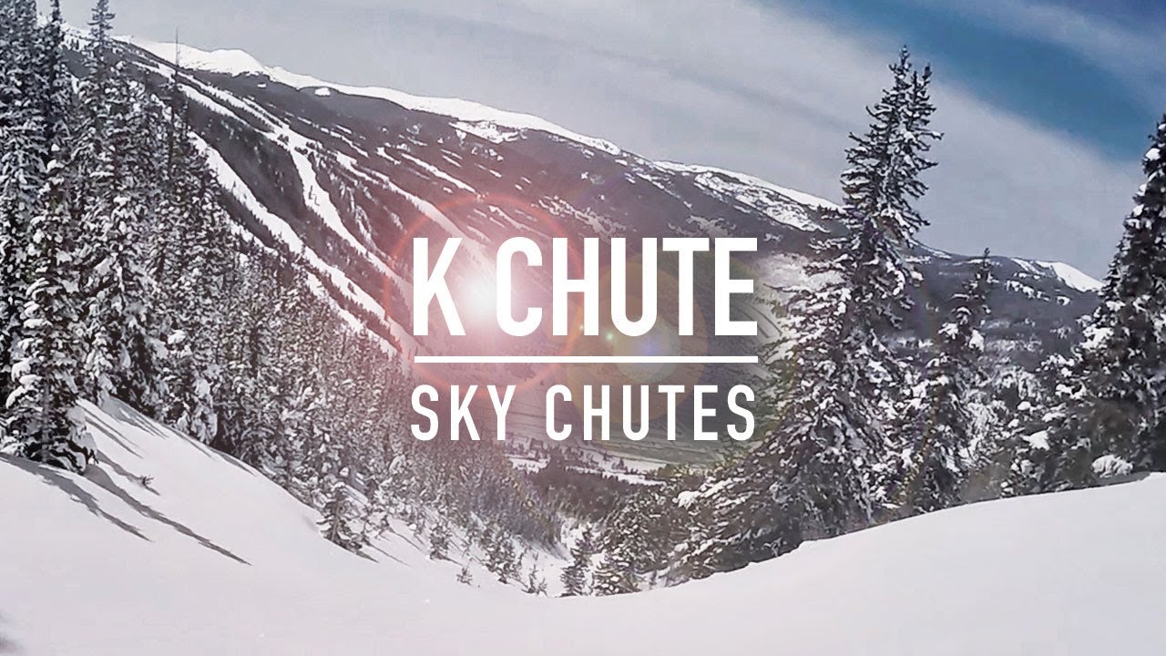 K Chute - Backcountry Ski Descent - Sky Chutes, Copper Mountain ...