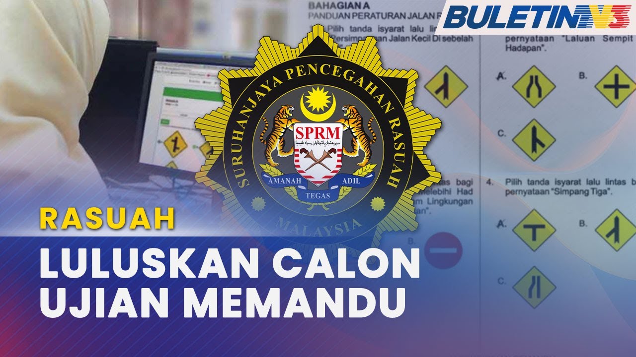 RASUAH | Lima Suspek Ditahan Kes Rasuah Ujian Memandu Berkomputer - YouTube