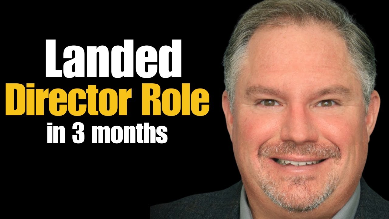 And this is how I got Director role - YouTube