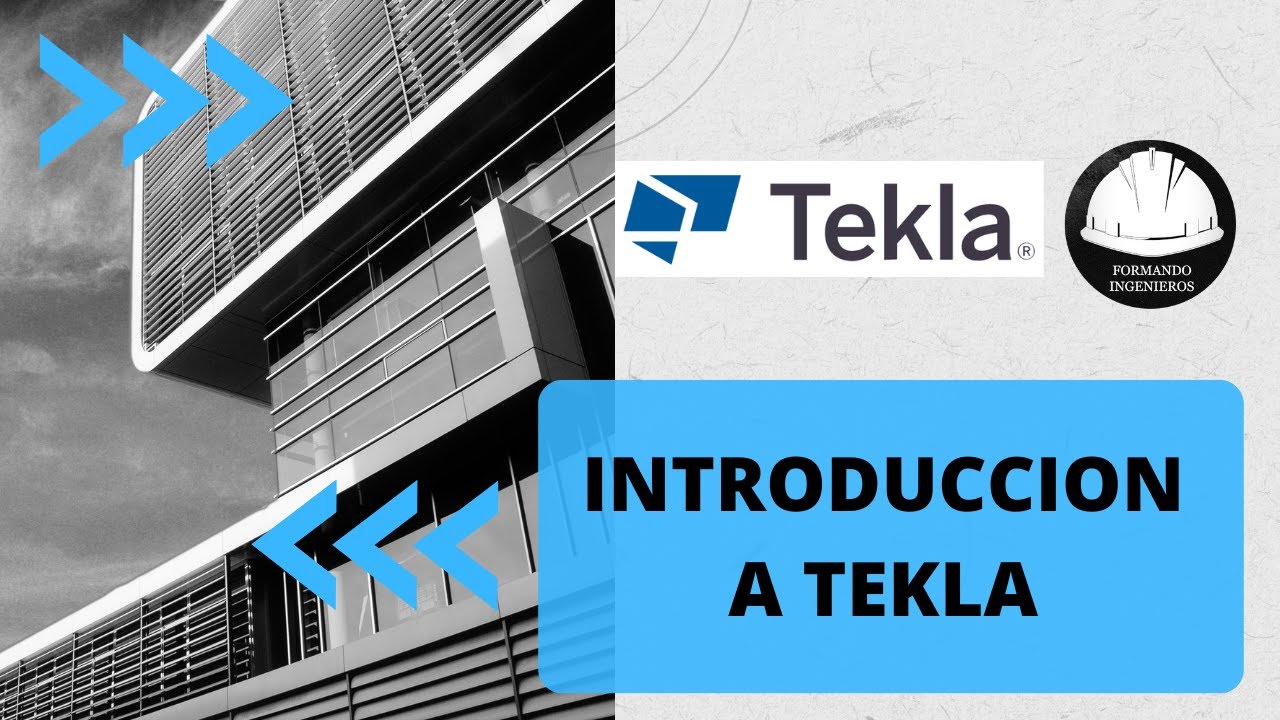 🔴 Tekla Structures Building Modeling Tutorial | Paso a Paso para ...