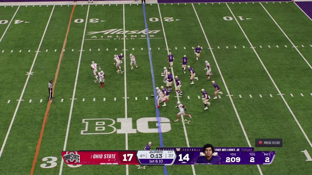 Ohio State vs Washington Week 5 Franchise - F ull Game simulation ...