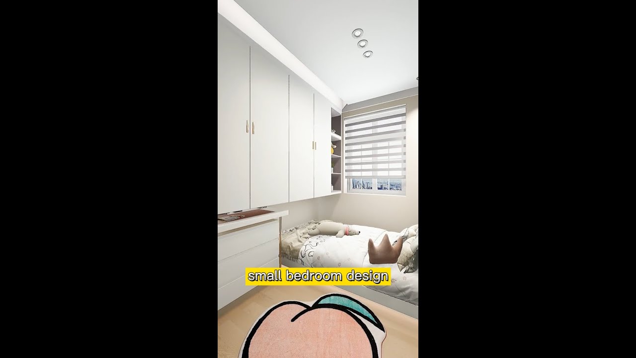 5 sqm small bedroom design | smal l room design | #house #shorts - YouTube