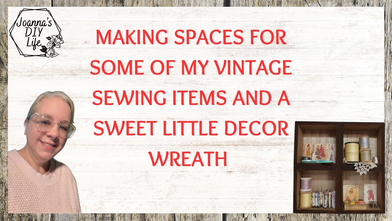 I Made Cute Sewing Room Decor With Thrifted Finds! - YouTube