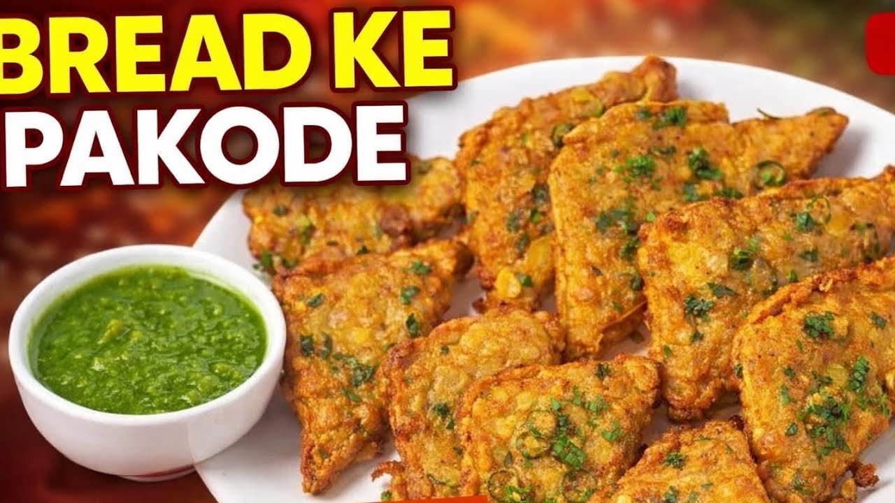 Crispy Bread Pakode coated in gram flour batter and deep-fry # ...