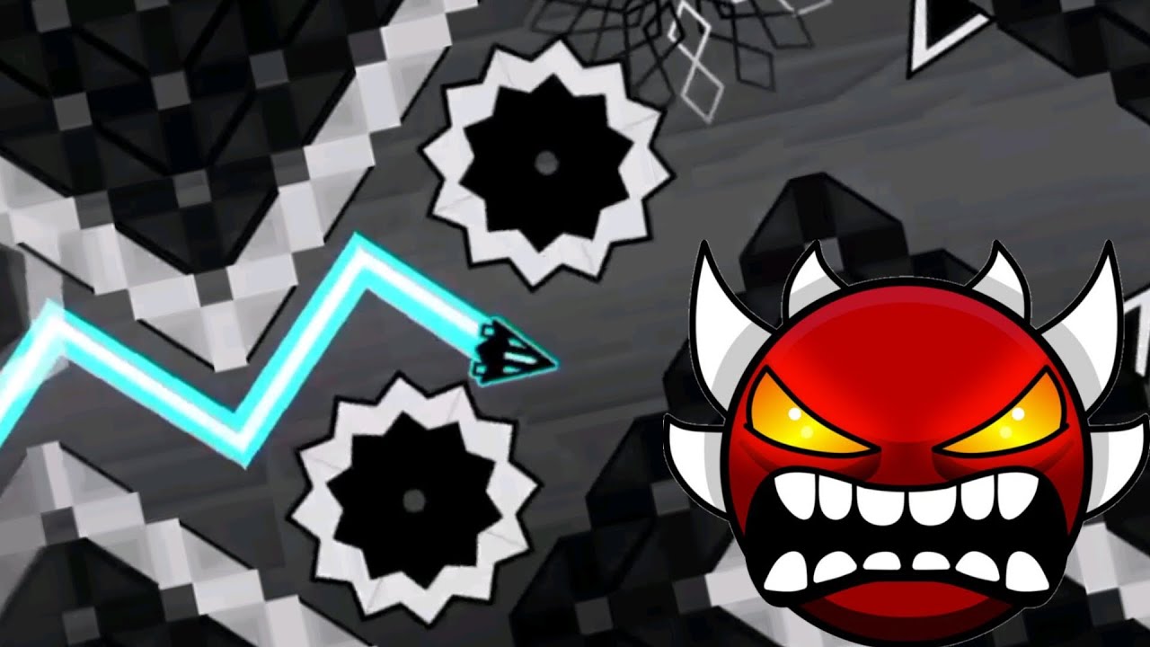 Geometry Dash - Poltergeist, but a difficulty meter | DarioGaming # ...