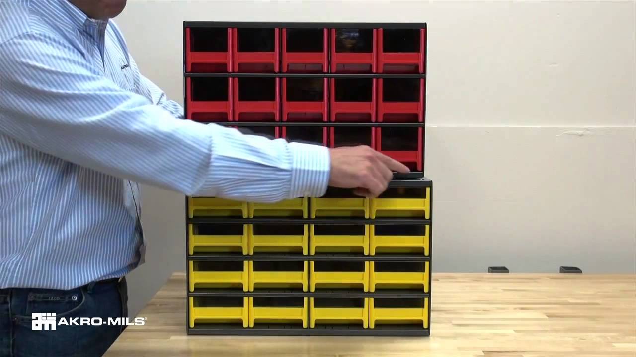 Akro-Mils 19-series & 17-series steel storage cabinets - YouTube