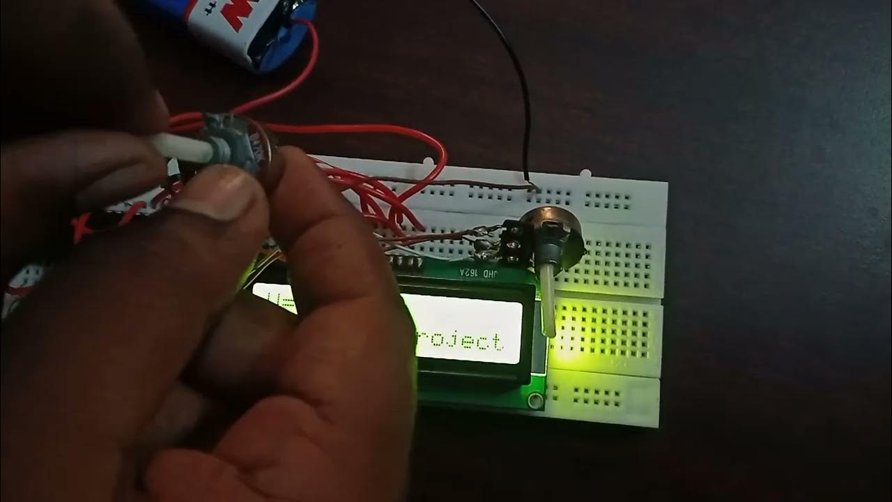 digital voltmeter using pic16f877a microcontroller.. - YouTube
