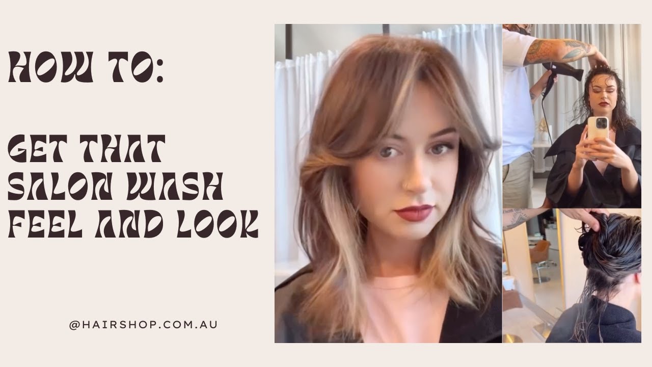 Hair Tutorial - How To: Get That Salon Wash & Feel To Hair - YouTube