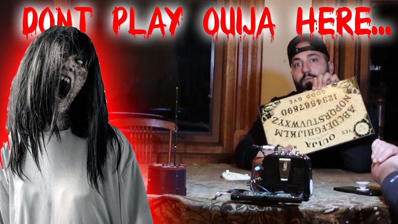 WE PLAYED THE OUIJA BOARD AT THE HAUNTED WILSON CASTLE - YouTube