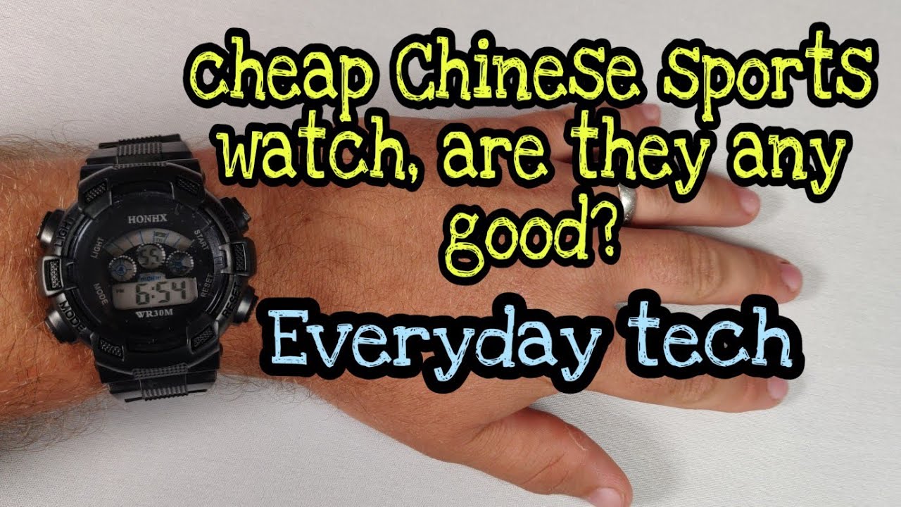 cheap Chinese sports watch, are they any good? Everyday tech. - YouTube